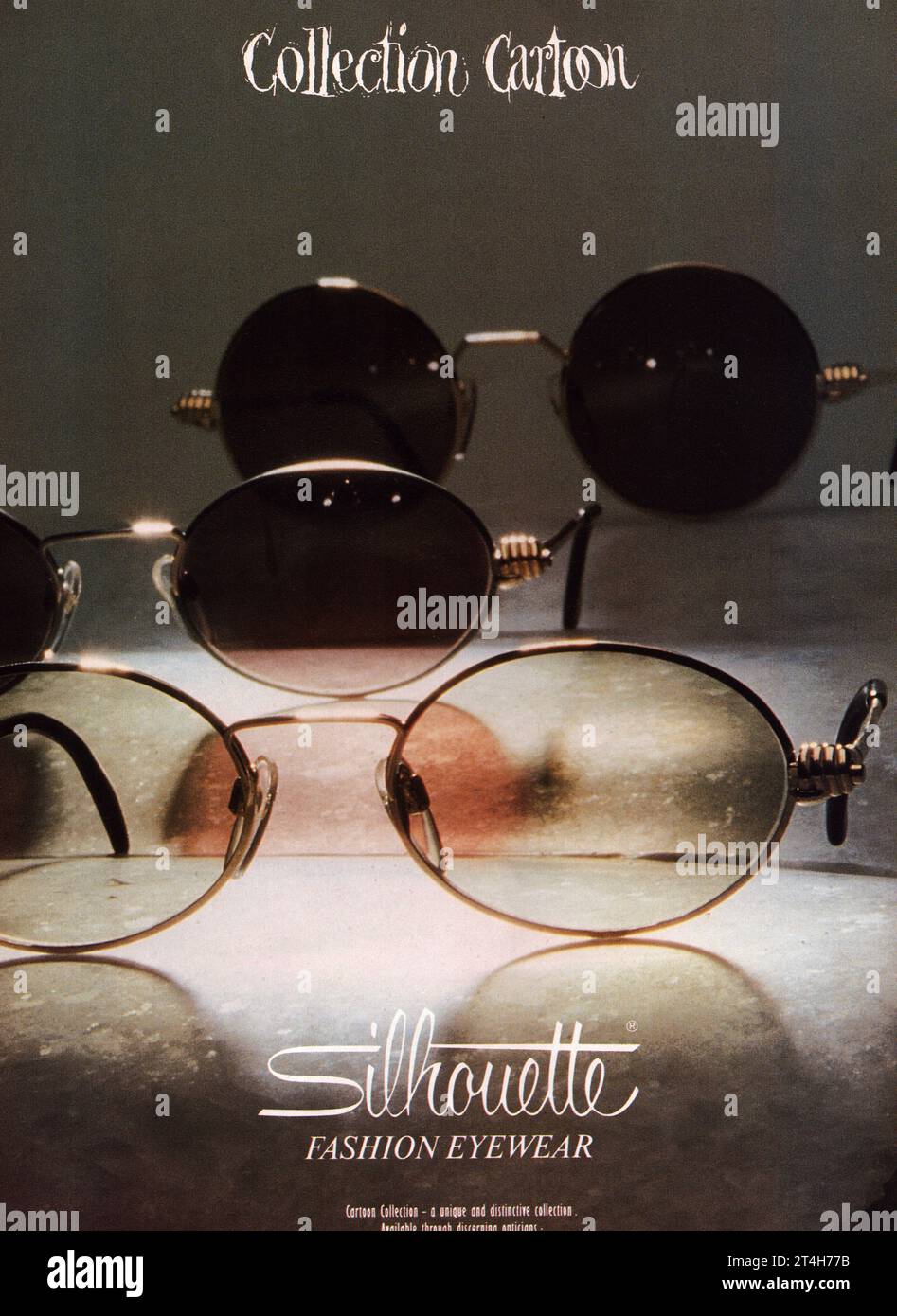 Silhouette Fashion Eyewear Collection Cartoon, Silhouette glasses ...