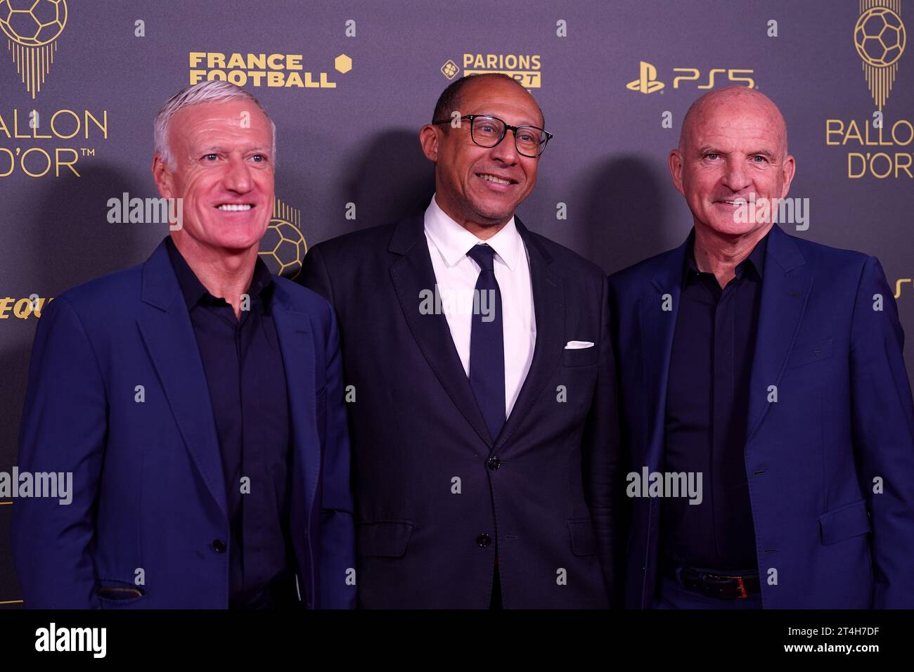 Didier Deschamps, Philippe Diallo And Guy Stephan arrives on the red ...