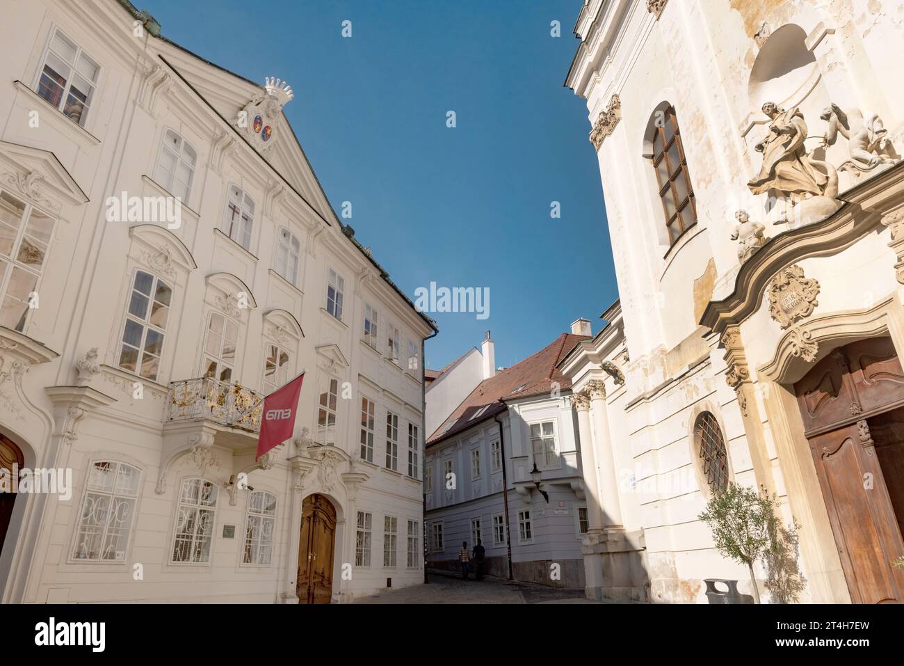 Bratislava, Slovakia. October 2nd 2023 Mirbach Palace is a Baroque ...