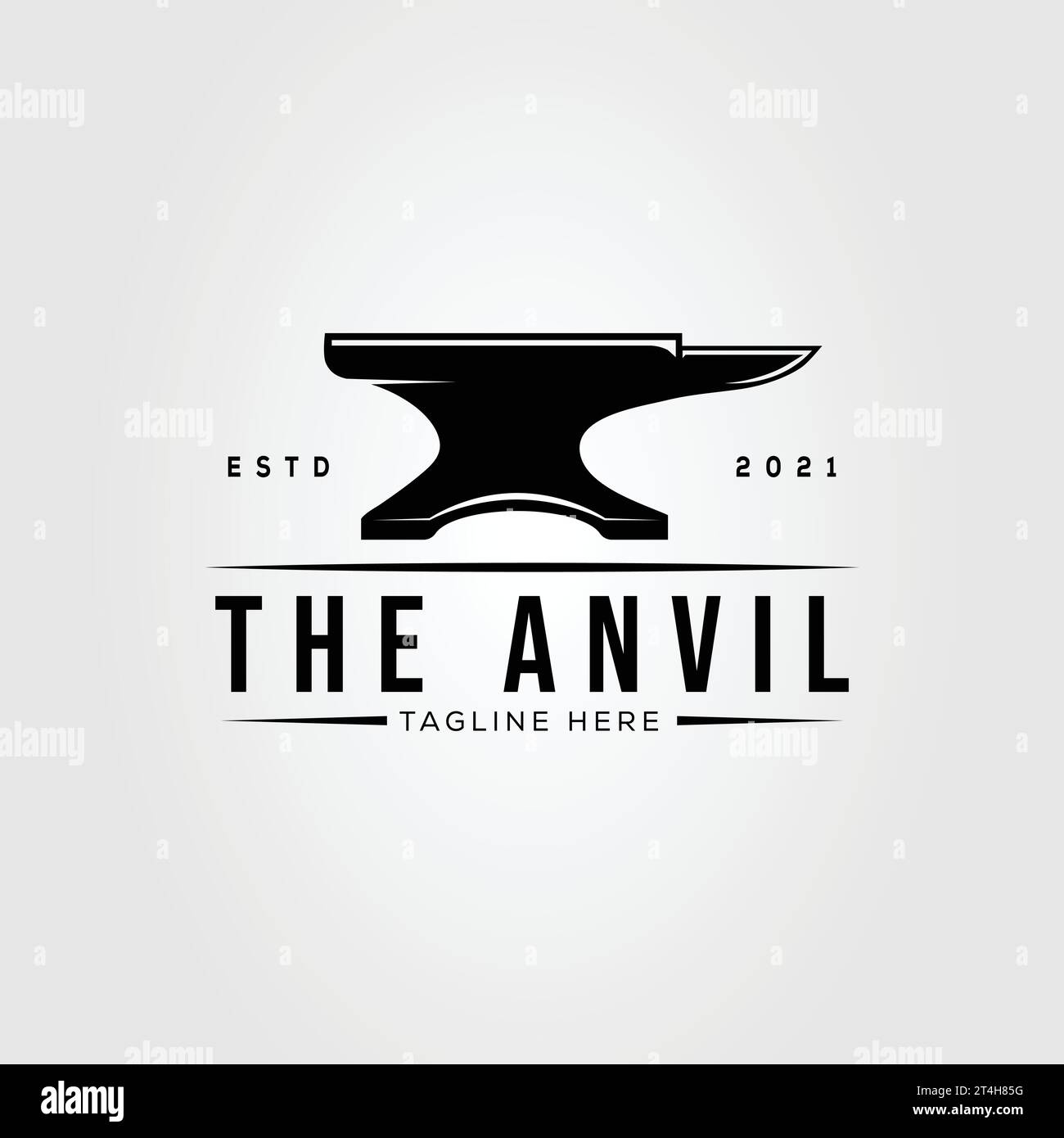 Anvil farrier Black and White Stock Photos & Images - Alamy