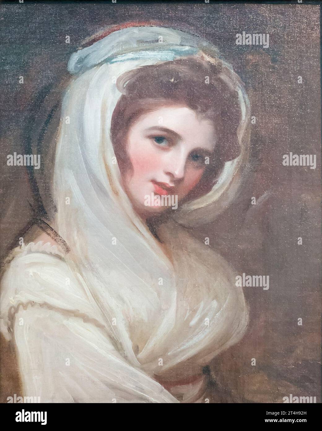 Emma Hamilton,by George Romney Stock Photo - Alamy