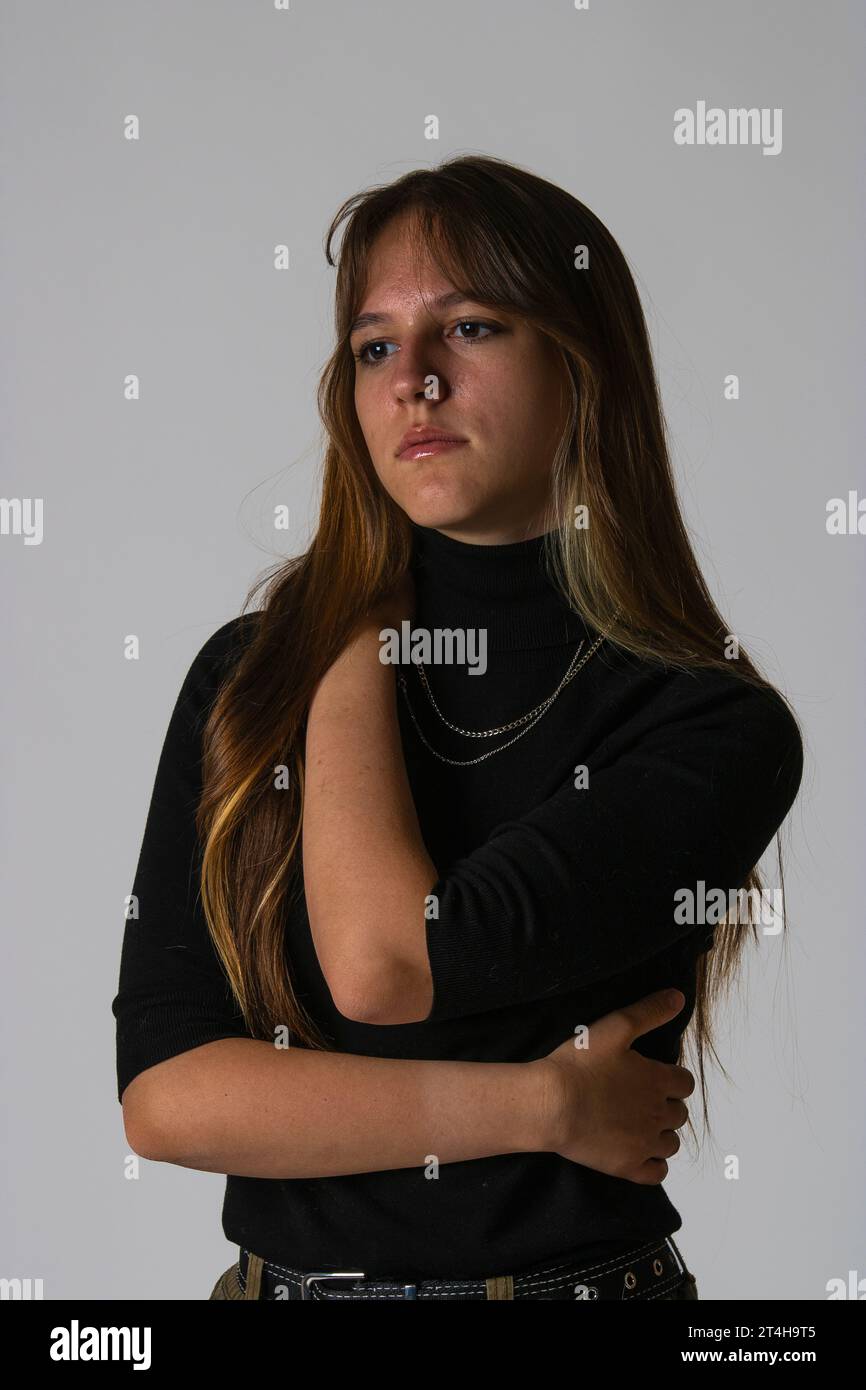 Girl in sadness Stock Photo - Alamy