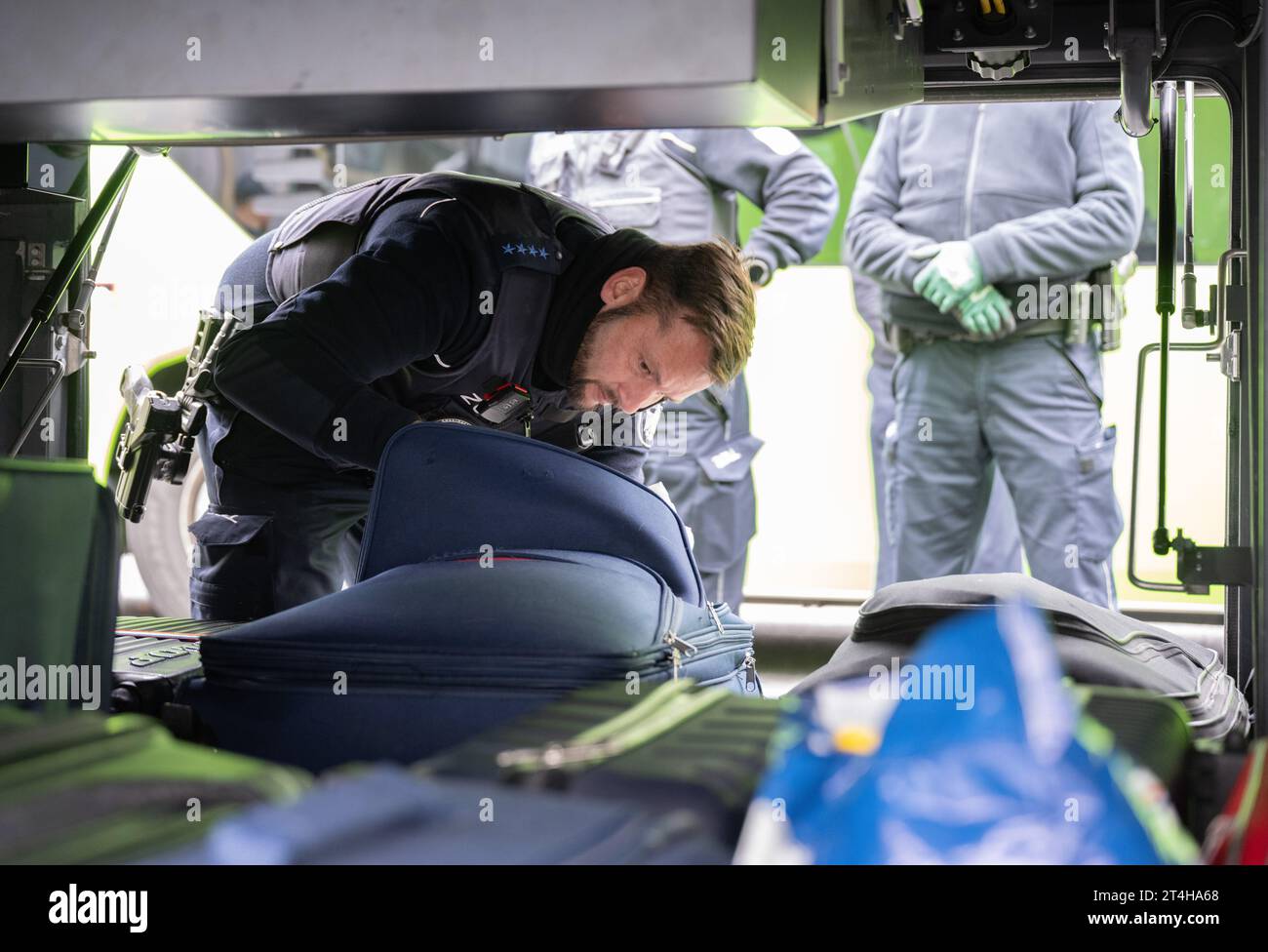 Darmstadt, Germany. 31st Oct, 2023. As part of a large-scale operation ...