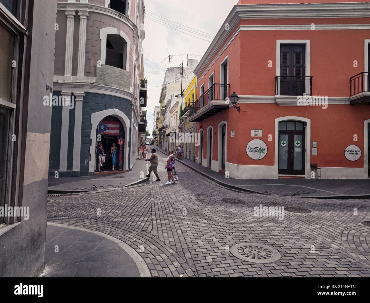 Street in old San Juan, Puerto Rico Stock Photo - Alamy
