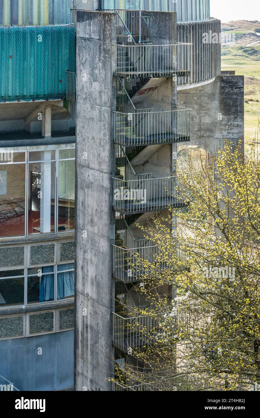 Theatr Ardudwy, Harlech, Wales. A superb Brutalist building designed in ...