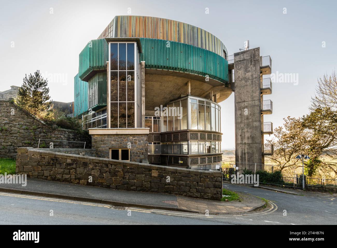 Theatr Ardudwy, Harlech, Wales. A superb Brutalist building designed in ...