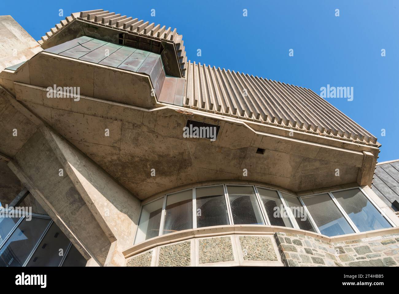 Theatr Ardudwy, Harlech, Wales, UK. A superb Brutalist building ...