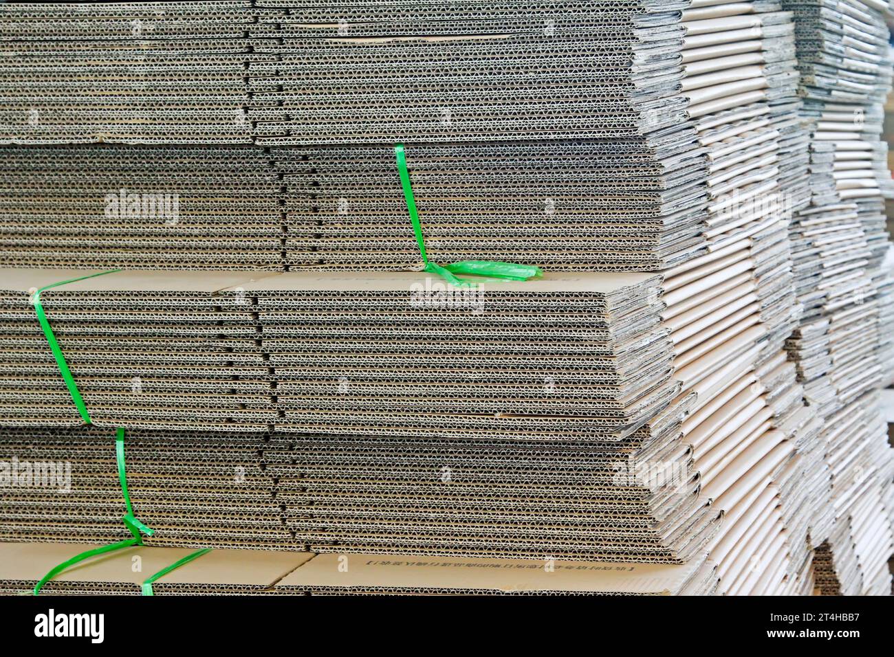 Box piles hi-res stock photography and images - Alamy