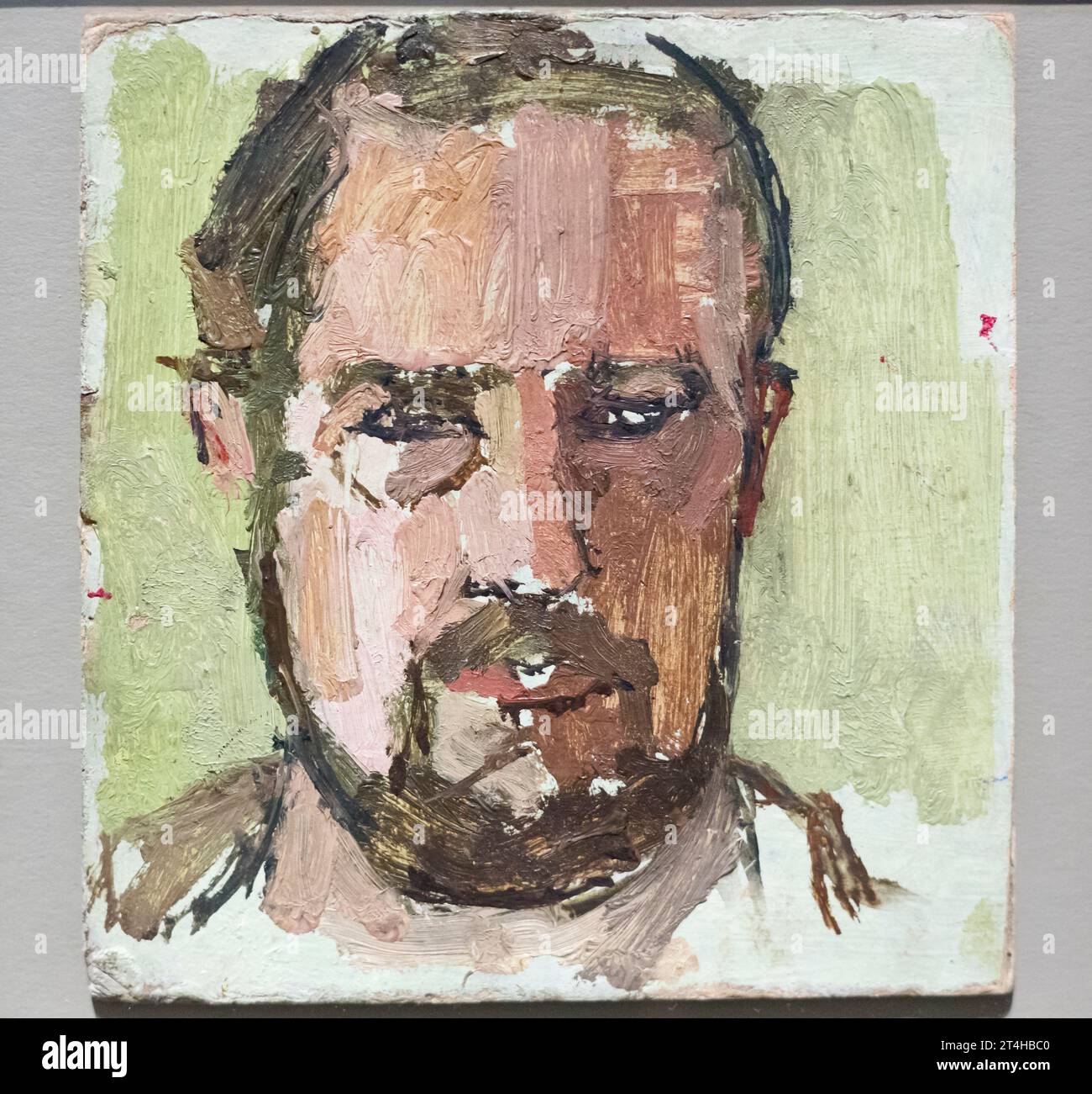 Euan Uglow, self portrait Stock Photo - Alamy