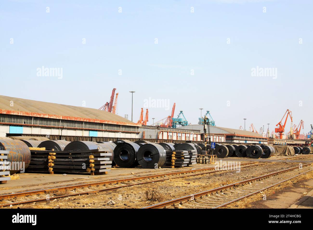 Steel strip stacked hi-res stock photography and images - Alamy