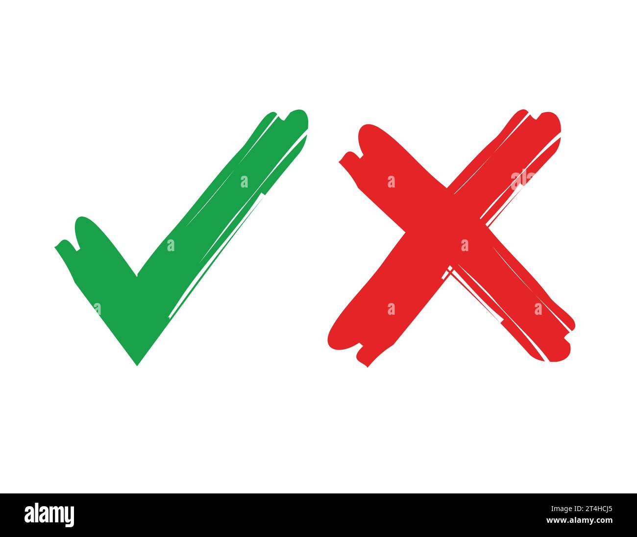 Ticks and crosses hi-res stock photography and images - Alamy