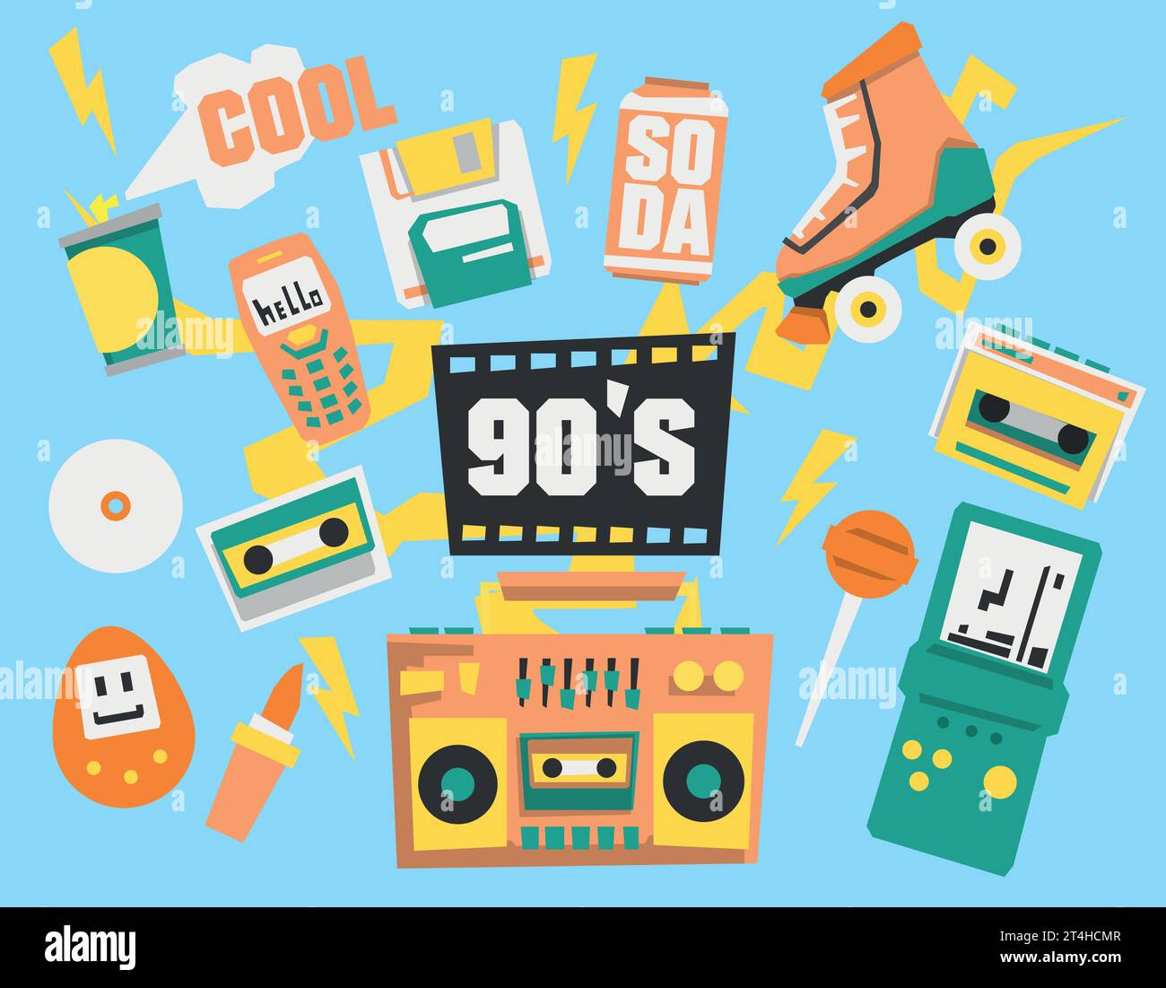Toys of the 90s hi-res stock photography and images - Alamy