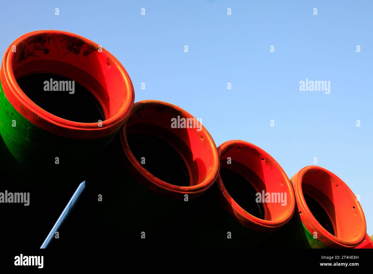 Steel pipe cross section features, closeup of photo Stock Photo - Alamy