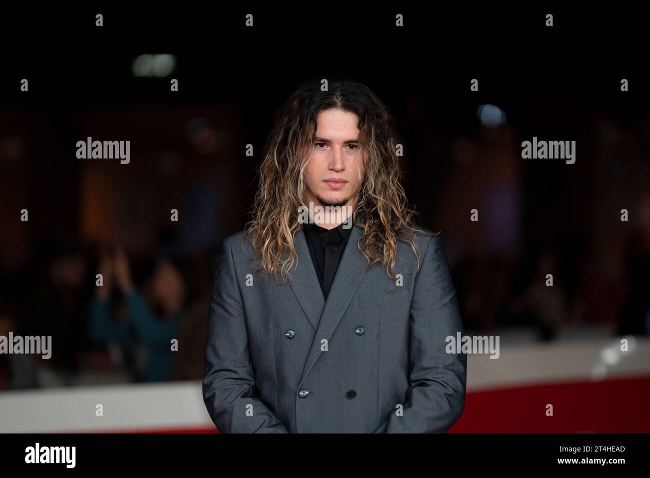 Rome, Italy, October 28 2023 - Francesco Panarella attends at the red ...