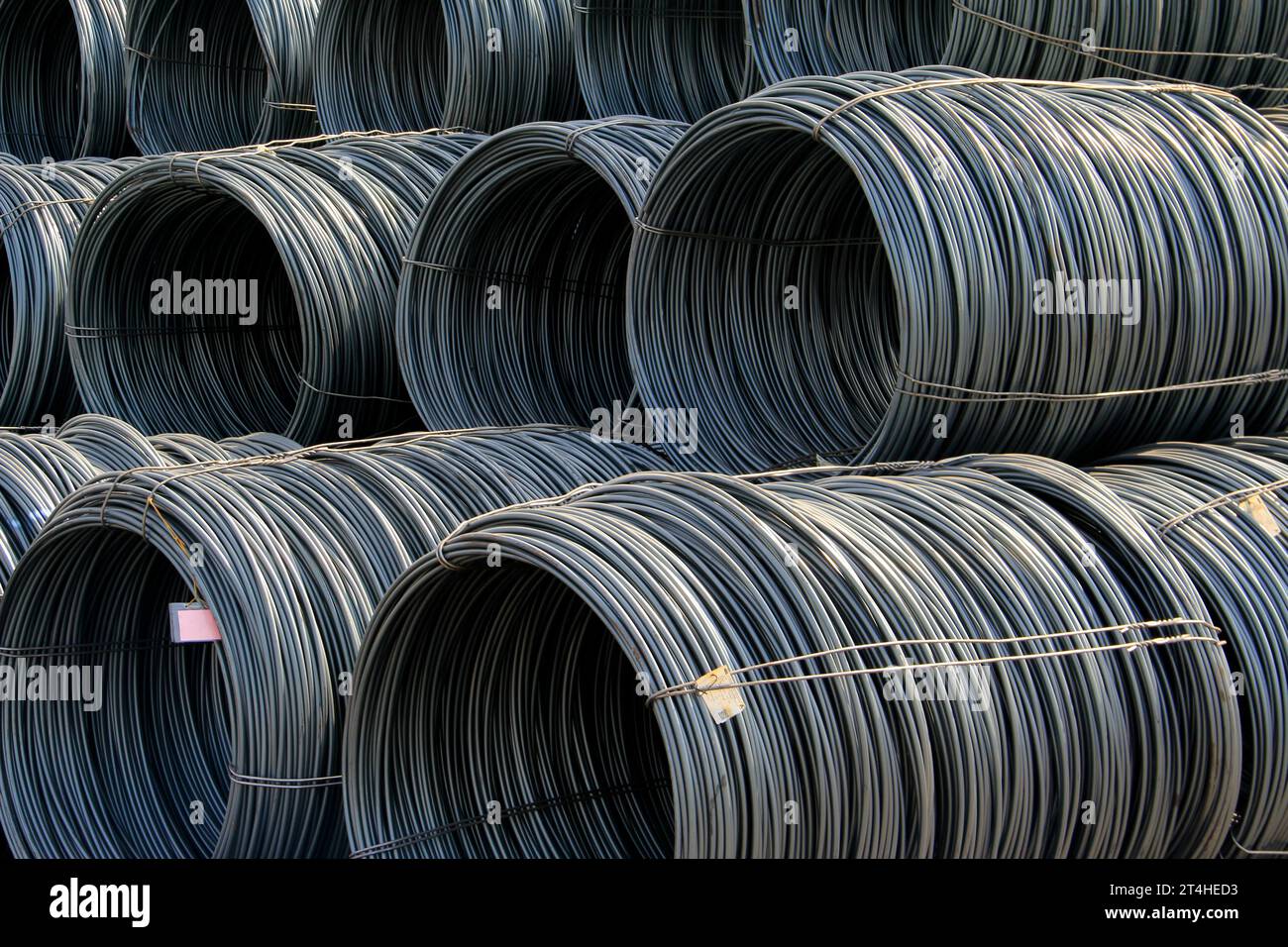 steel bar at the construction site, closeup of photo Stock Photo - Alamy