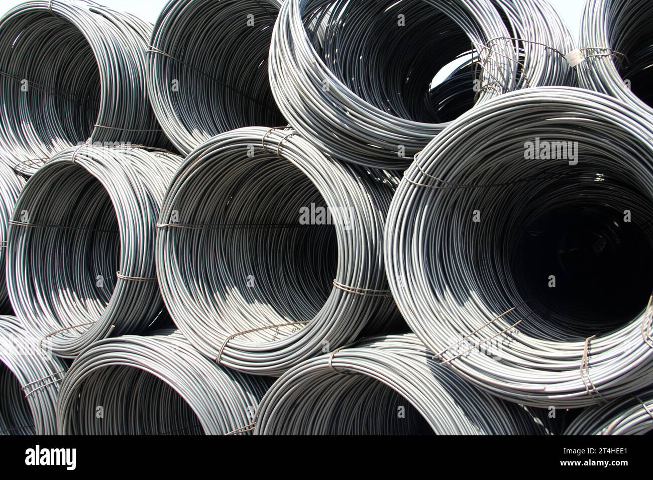 steel bar at the construction site, closeup of photo Stock Photo - Alamy