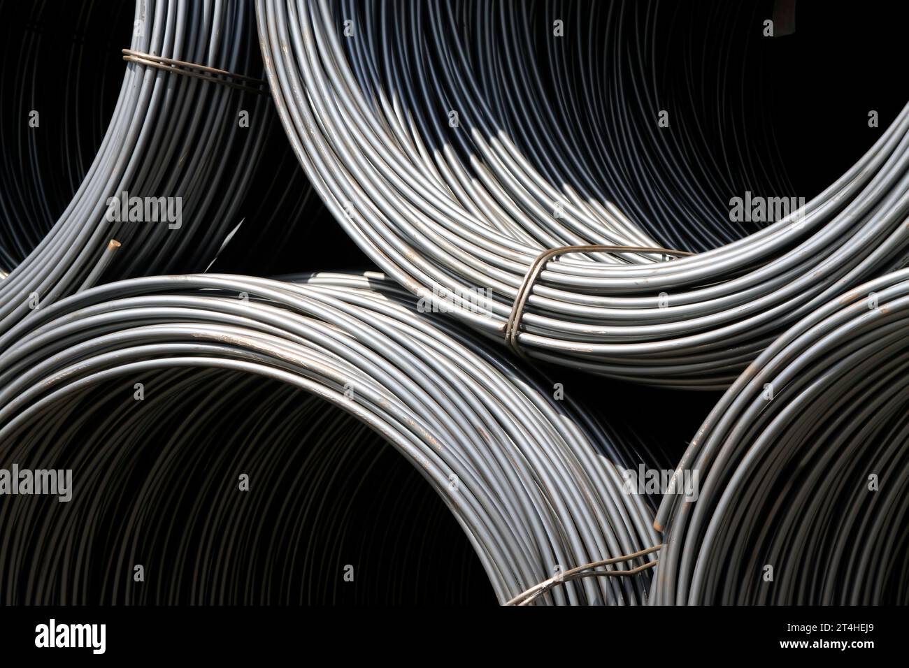 steel bar at the construction site, closeup of photo Stock Photo - Alamy