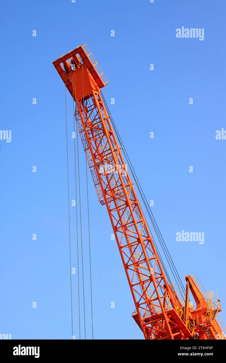 crane lazy arm, closeup of photo Stock Photo - Alamy