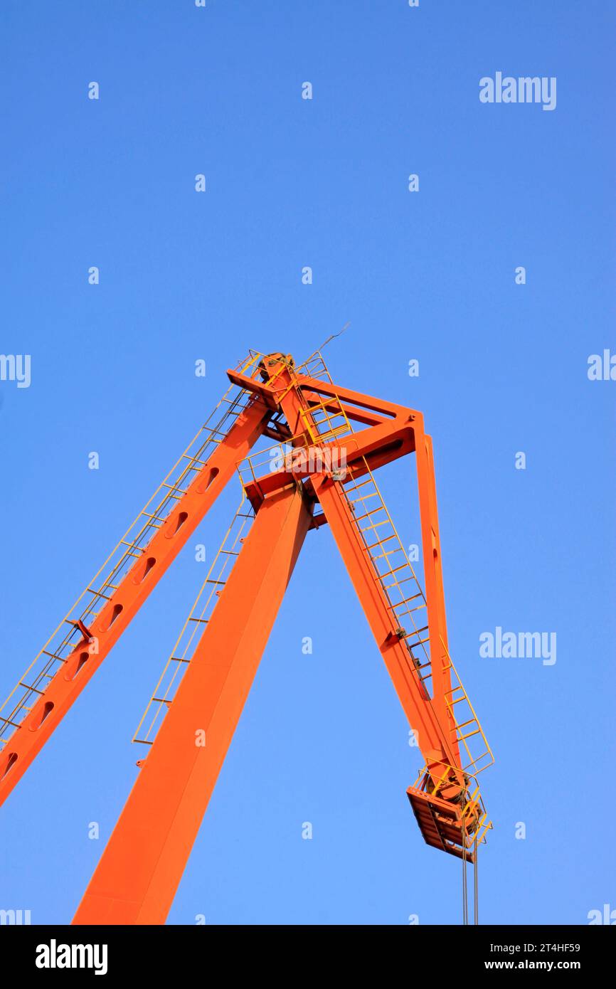 crane lazy arm, closeup of photo Stock Photo - Alamy