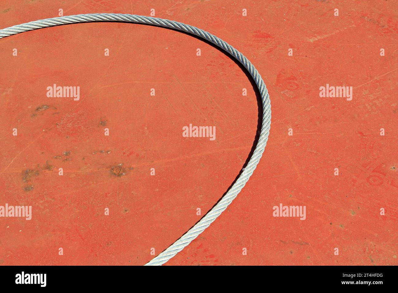 steel wire rope, closeup of photo Stock Photo - Alamy