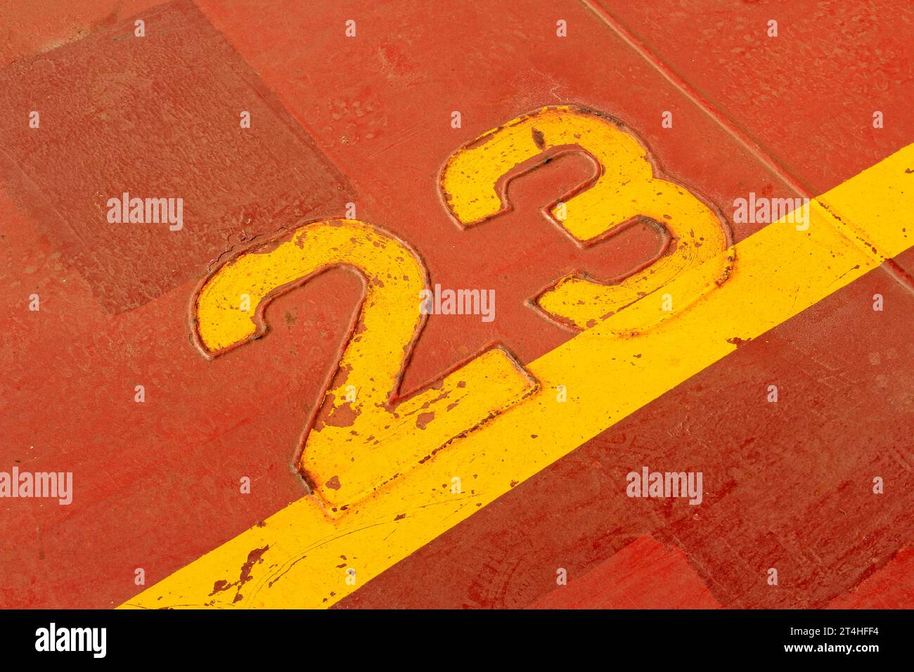 Numbers lines in yellow hi-res stock photography and images - Alamy