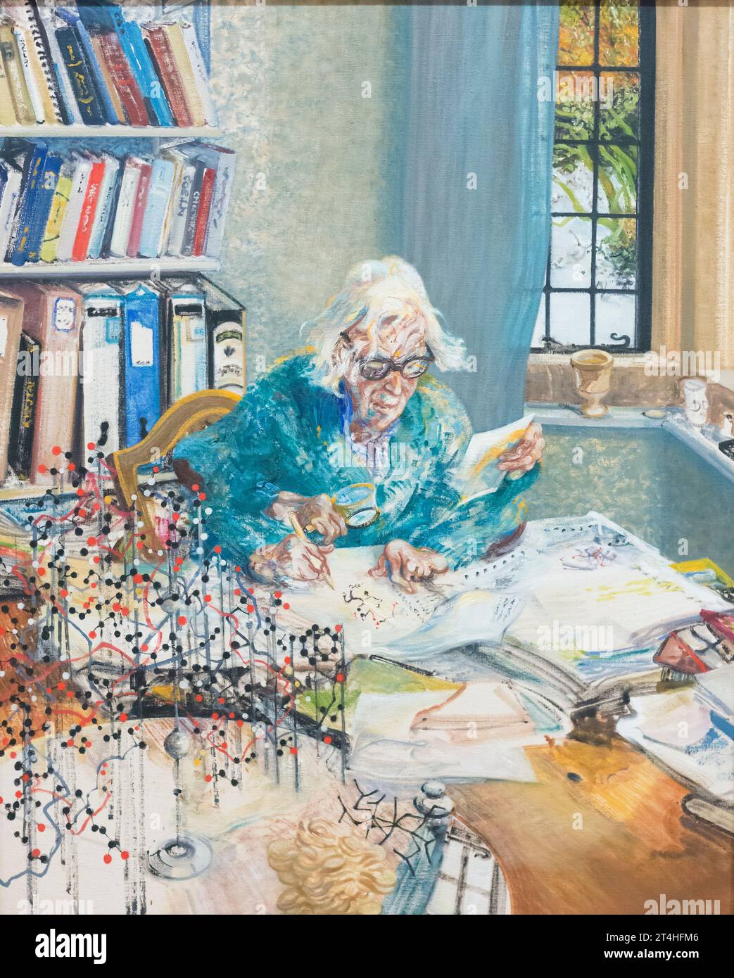 Dorothy Hodgkin, Maggie Hambling Stock Photo - Alamy