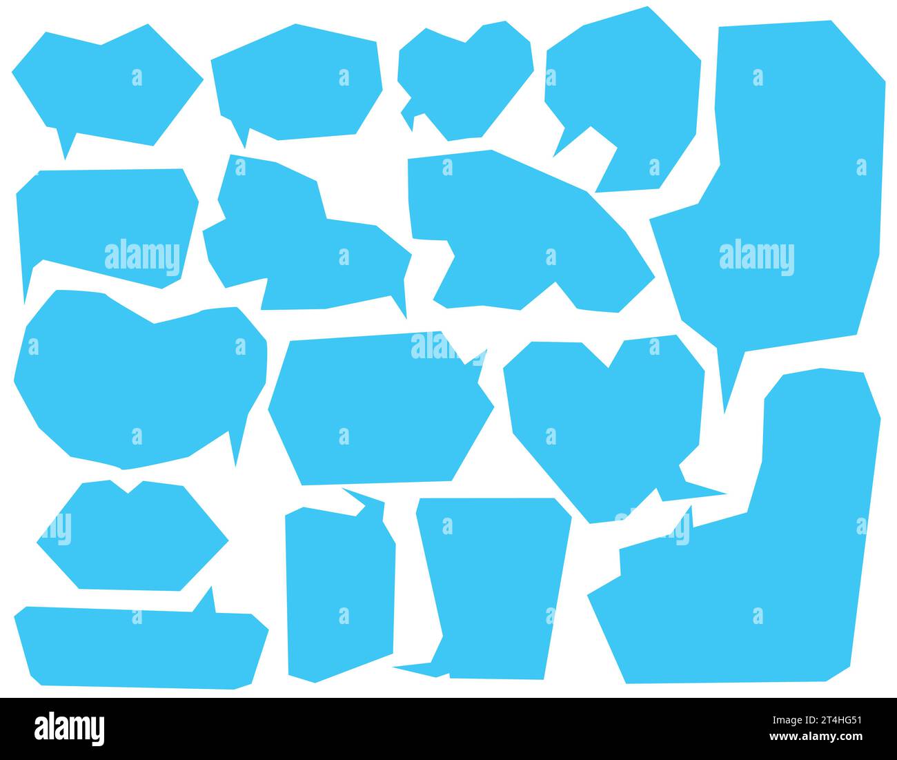 Big set of dialog boxes . Stock Vector Illustration, online chat clouds ...