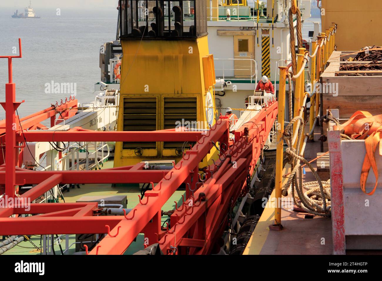 Geological exploration ship in tianjin port, China Stock Photo - Alamy