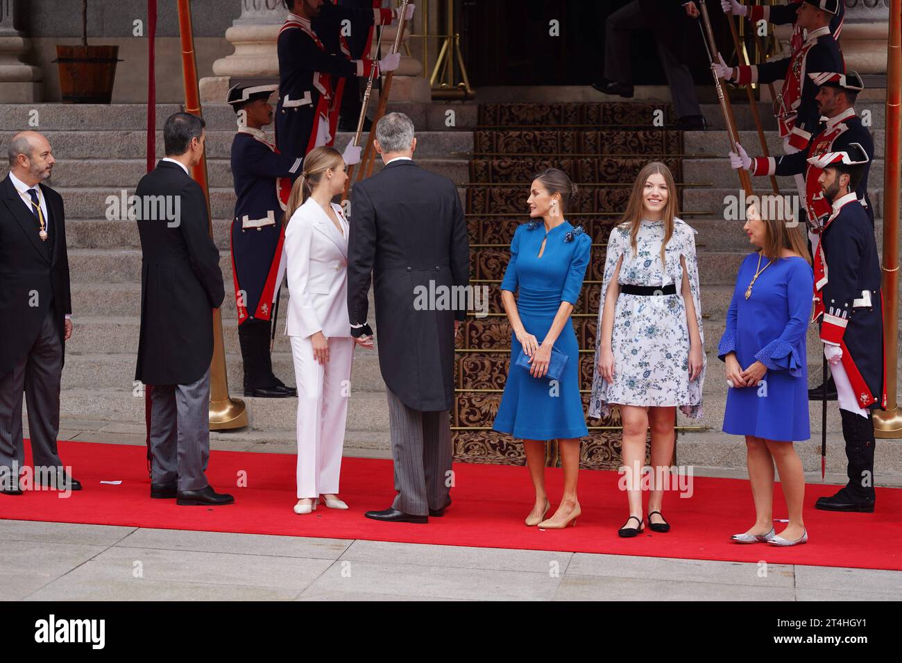 Madrid, Spain. 31st Oct, 2023. King Felipe Vi and Queen Letizia and ...