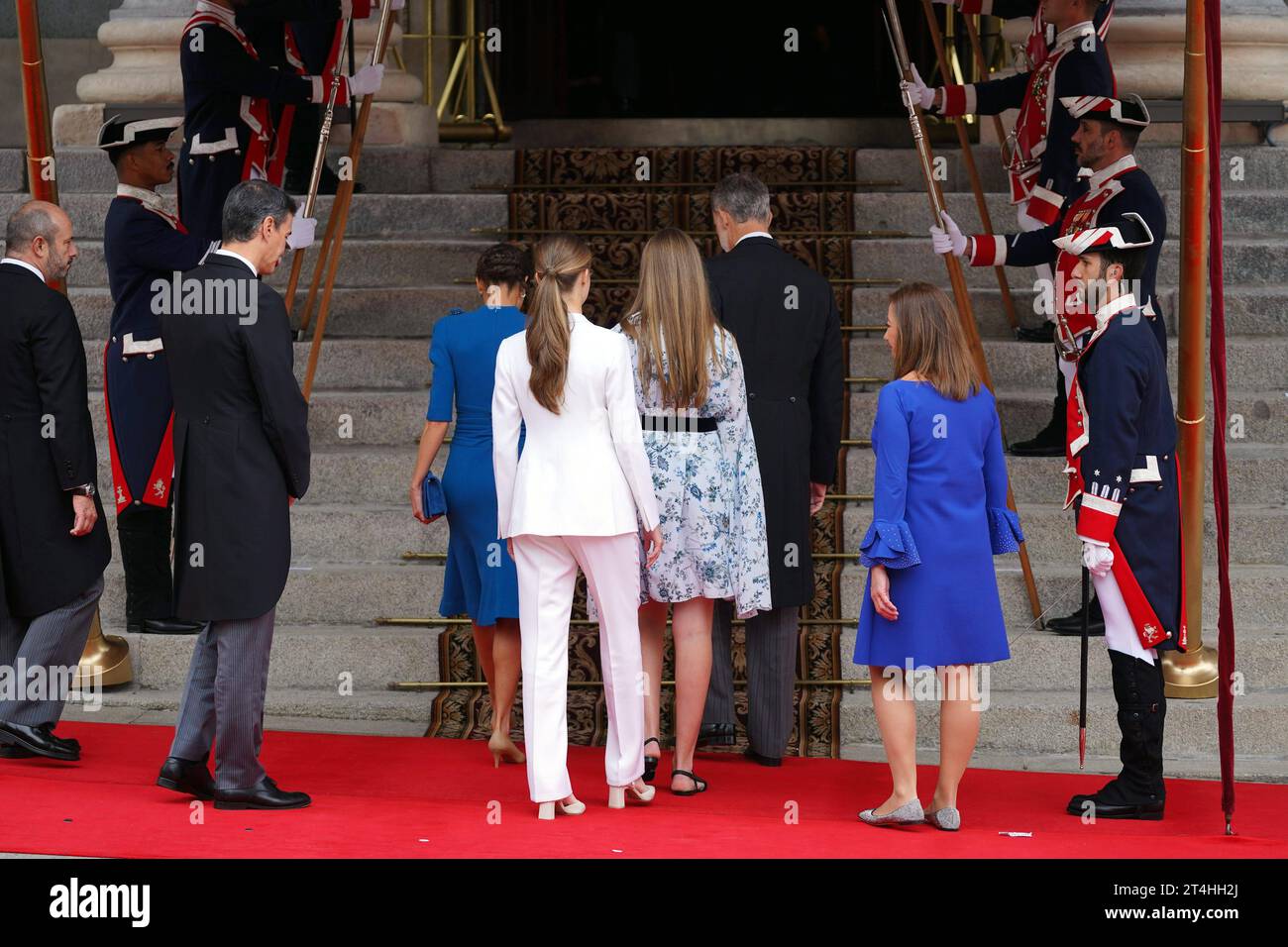 Madrid, Spain. 31st Oct, 2023. King Felipe Vi and Queen Letizia and ...