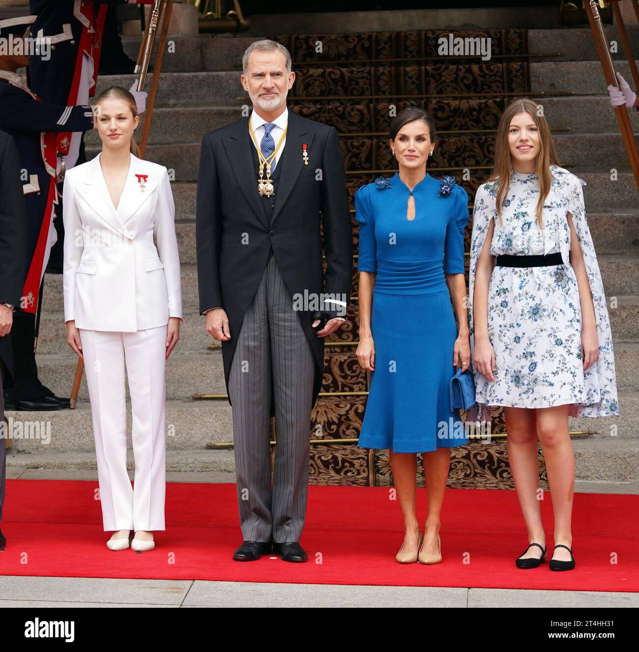 Madrid, Spain. 31st Oct, 2023. King Felipe Vi and Queen Letizia and ...