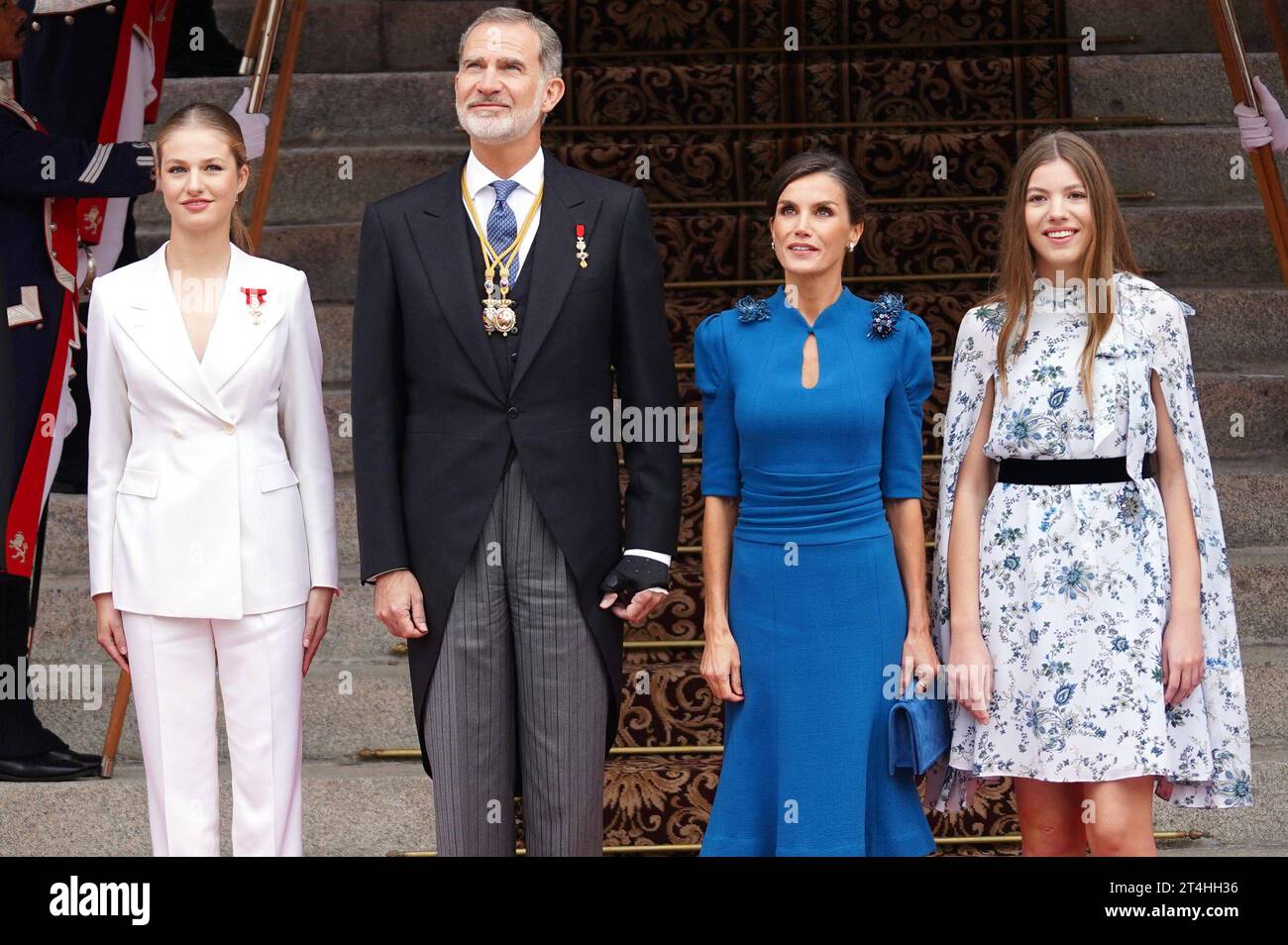 Madrid, Spain. 31st Oct, 2023. King Felipe Vi and Queen Letizia and ...