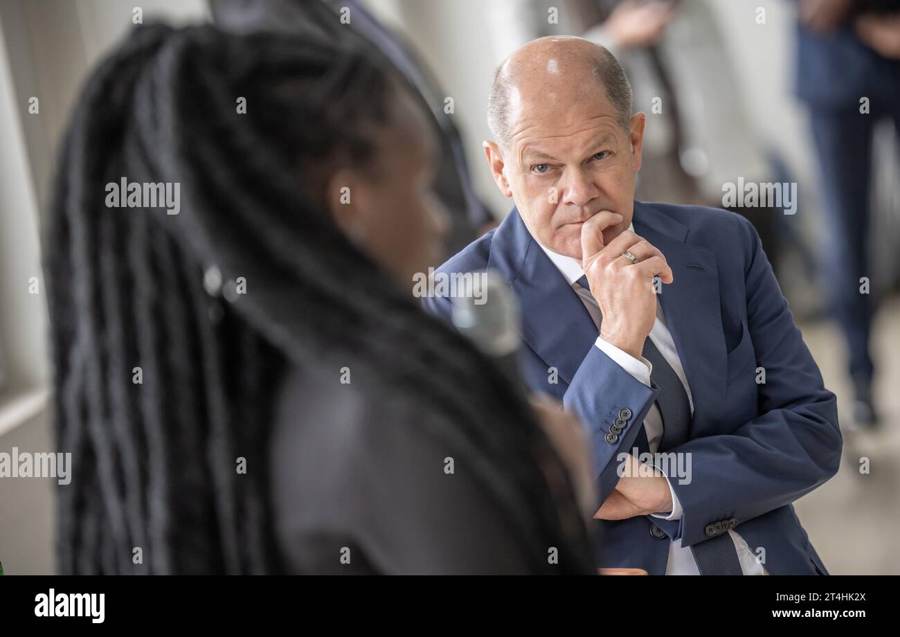 Accra, Ghana. 31st Oct, 2023. German Chancellor Olaf Scholz (SPD ...