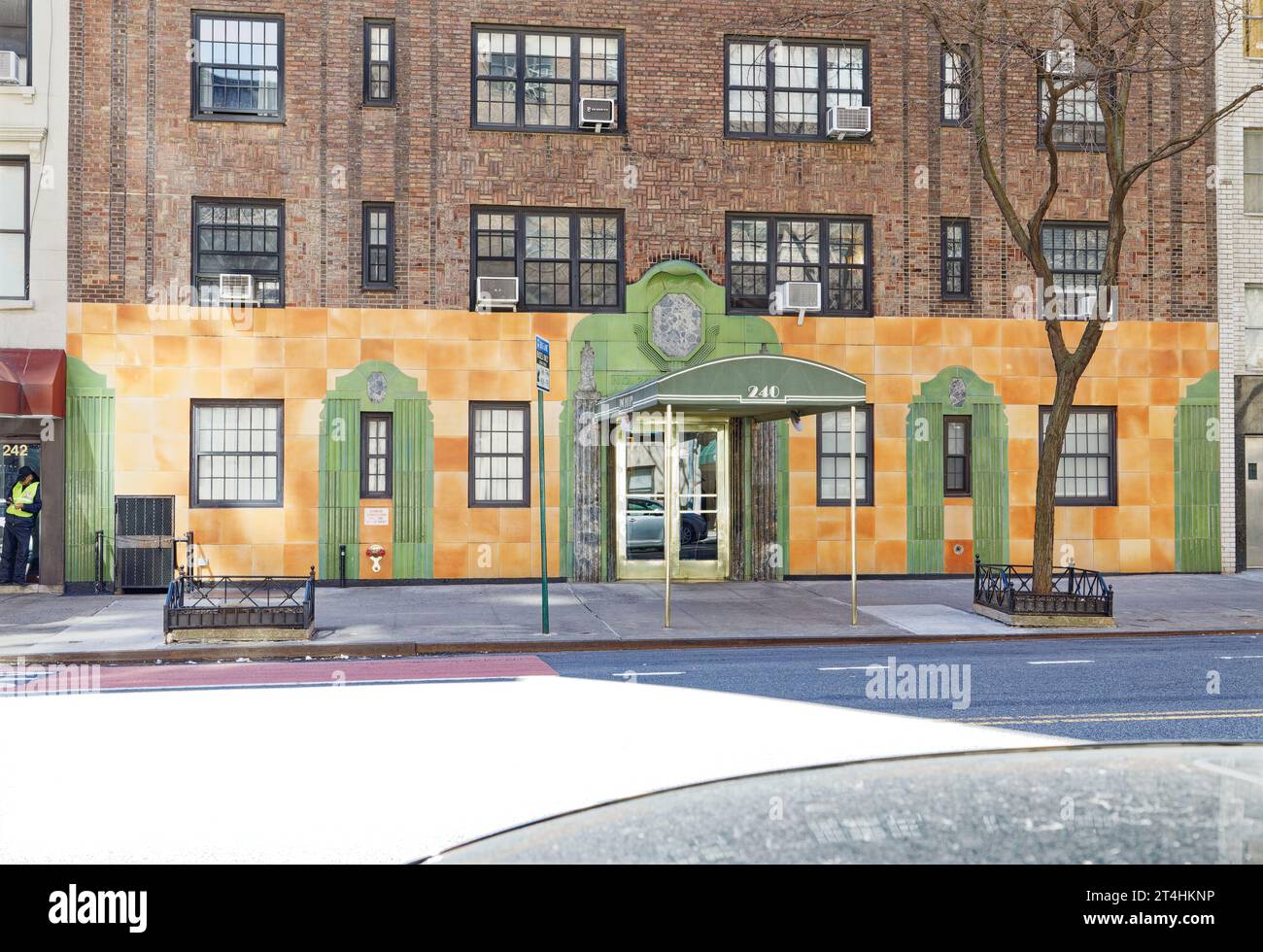 Godwin, Thompson & Patterson designed this colorful Art Deco brick and ...