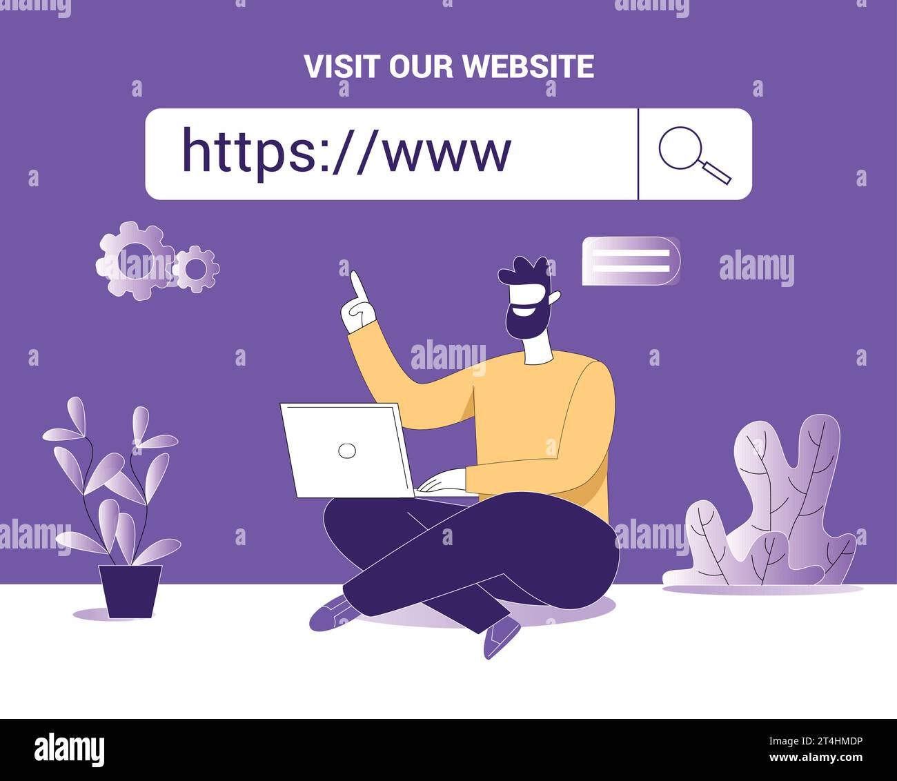 Digital visit card Stock Vector Images - Alamy