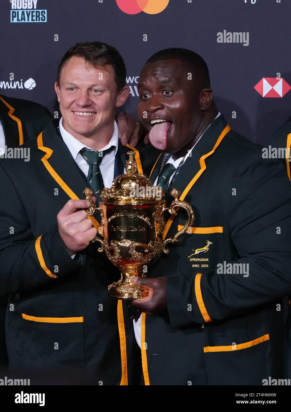 Araba Chintoh and Ada Milby during the World Rugby Awards 2023 on ...