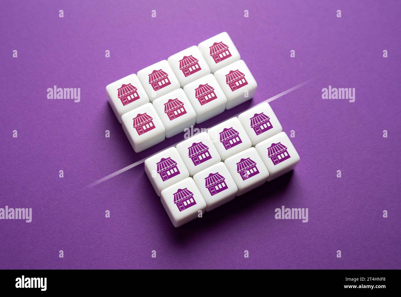 Separation of stores into two different companies. Division of the ...