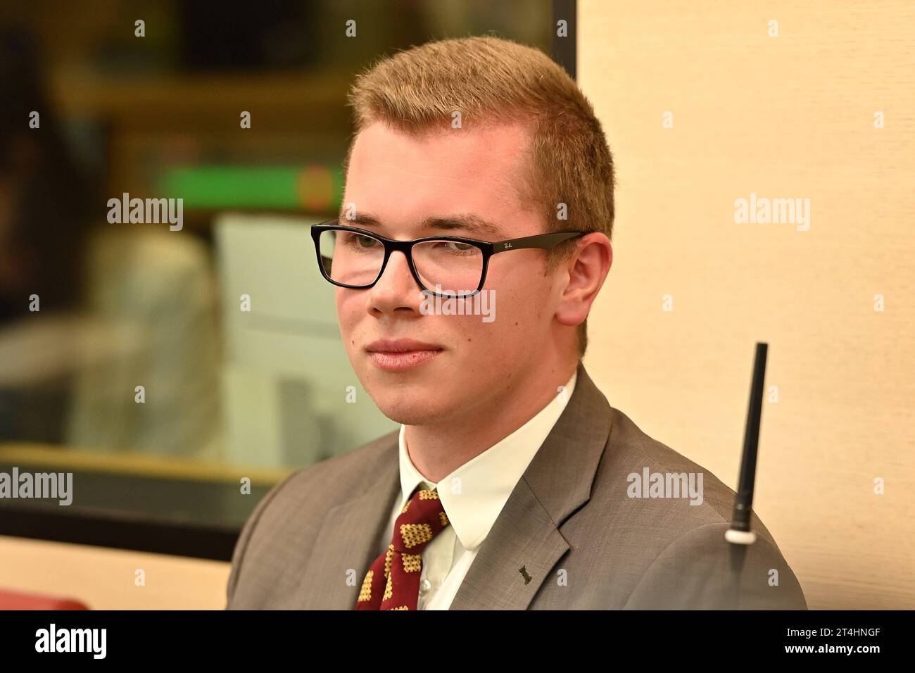 Daniel HALEMBA AfD, Einzelbild, angeschnittenes Einzelmotiv, Portraet ...