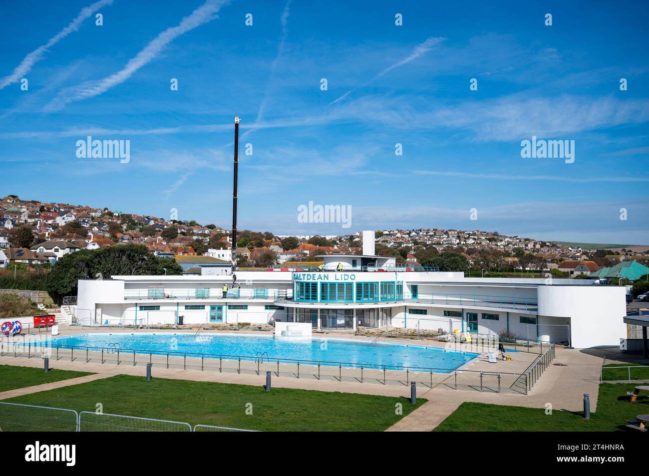 Saltdean Lido near Brighton where the Art Deco where the main Art Deco ...