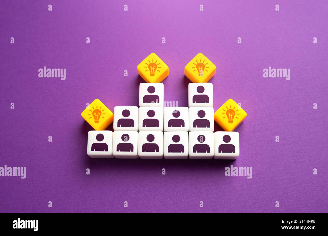 Employees generate ideas for improving work and solutions for projects ...