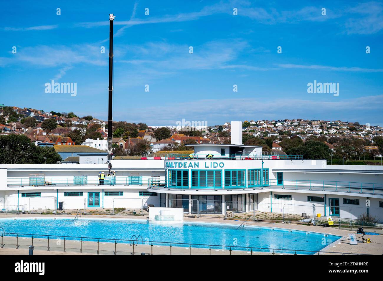 Saltdean Lido near Brighton where the Art Deco where the main Art Deco ...
