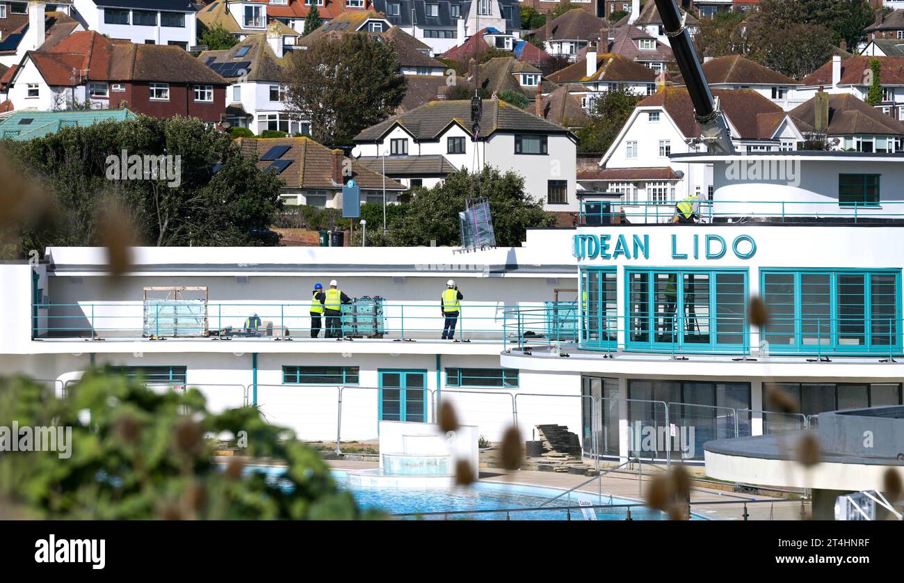 Saltdean Lido near Brighton where the Art Deco where the main Art Deco ...