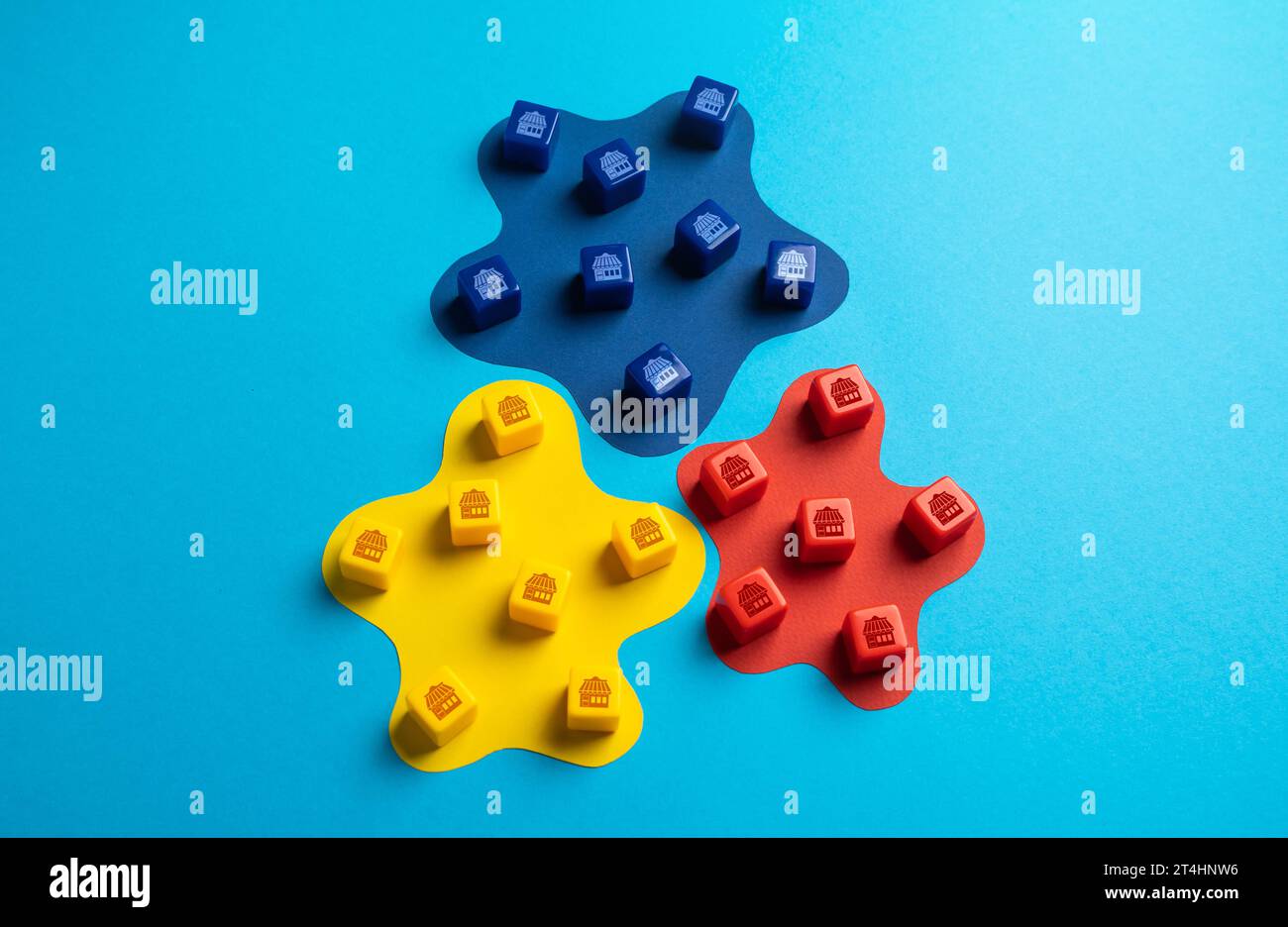 Competing retail chains. Retail and trade. Competition for territory ...