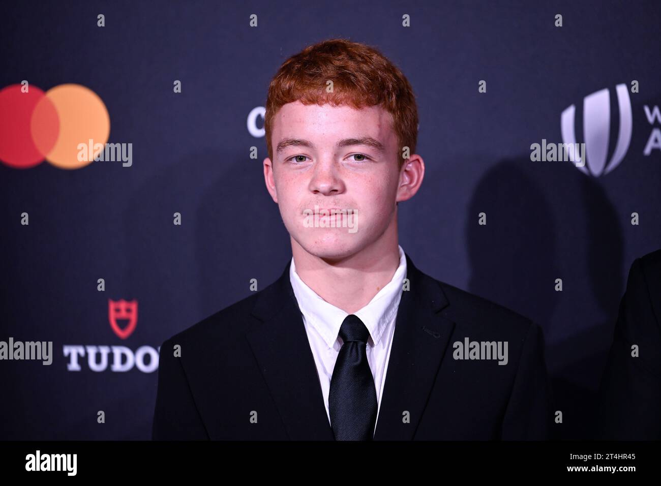 Paris, France. 29th Oct, 2023. Son of John Smit during the World Rugby Awards at Opera Garnier ...