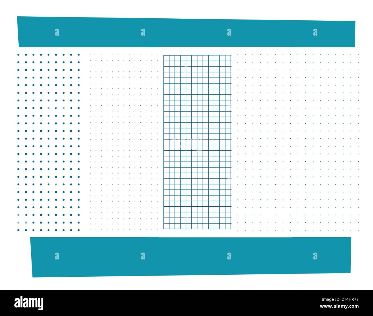Vector Set Of Paper Template For Notebook Cell Line Curve Line Checklet Curve Dot Use For