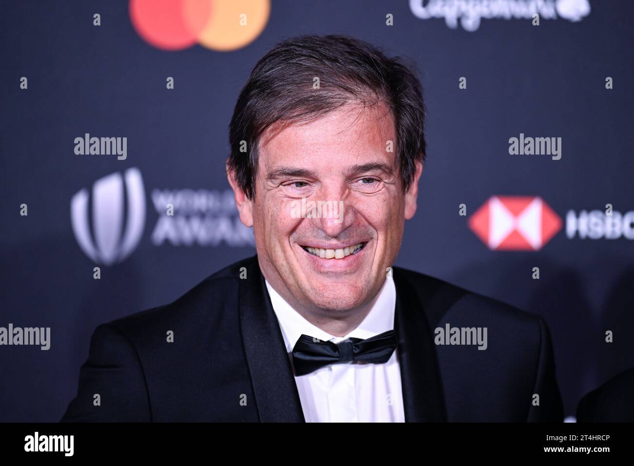 Paris, France. 29th Oct, 2023. Florian Grill President of the French Rugby Federation during the ...