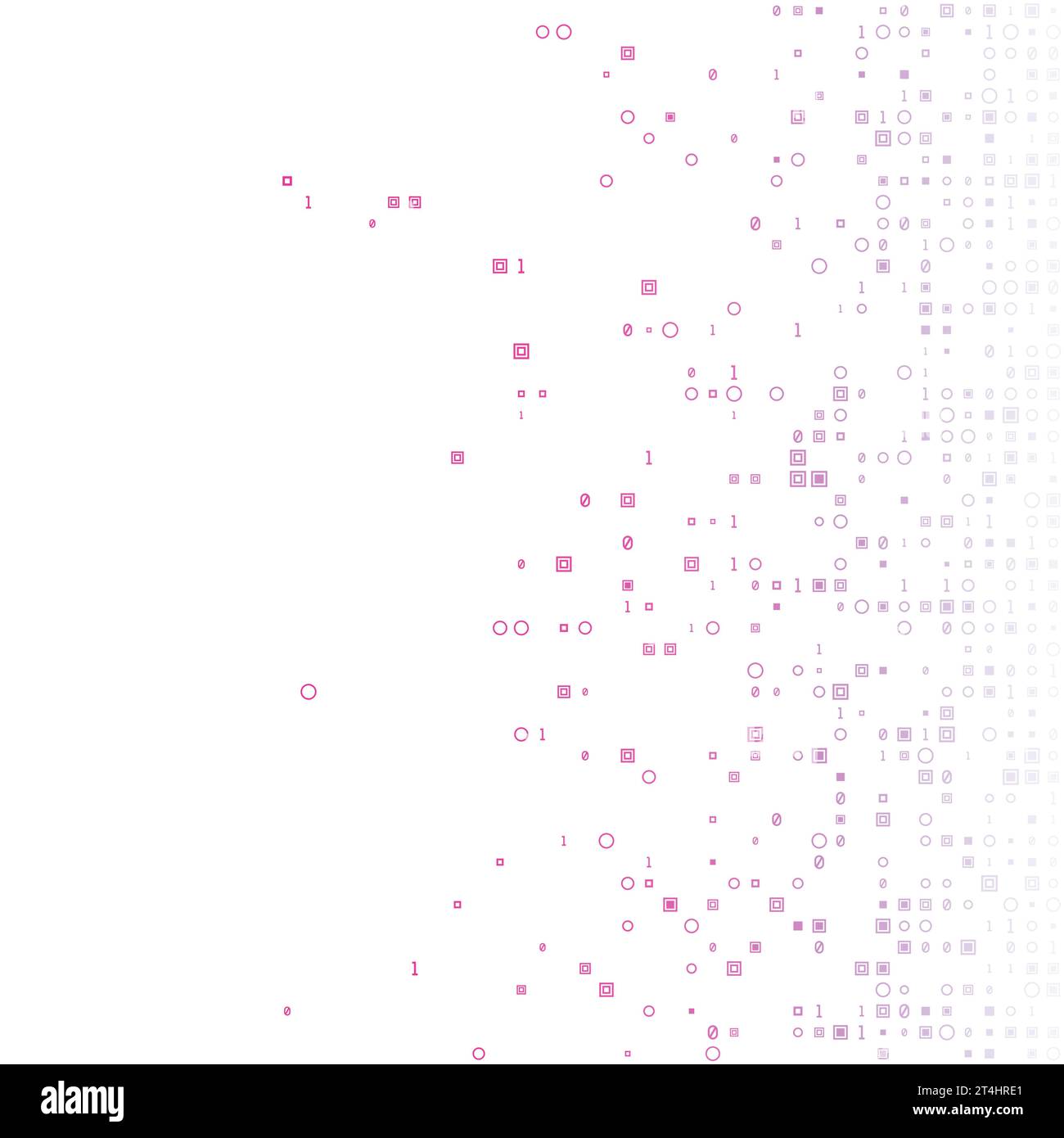 Amazing geometric matrix background in purple red colors. Awesome ...