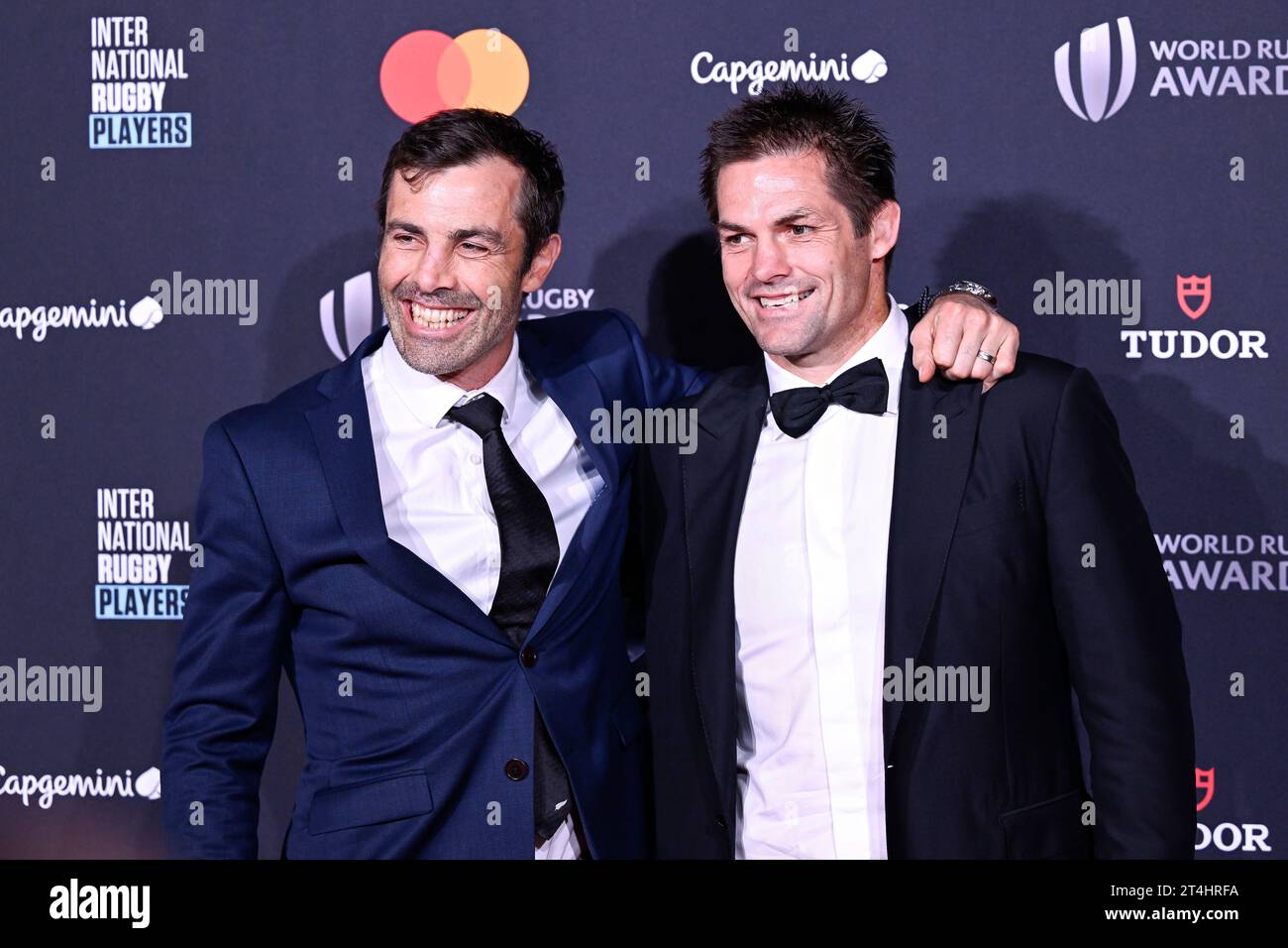 Paris, France. 29th Oct, 2023. Conrad Smith and Richard Richie McCaw ...