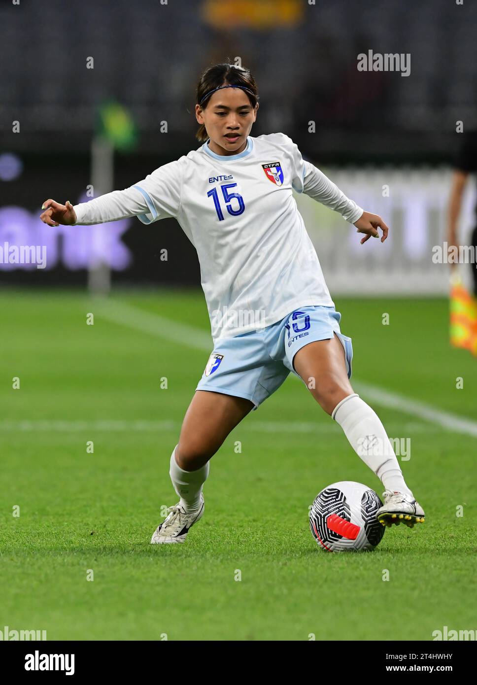 Burswood, Australia. 29th Oct, 2023. Ting Chia-Ying of the Chinese ...