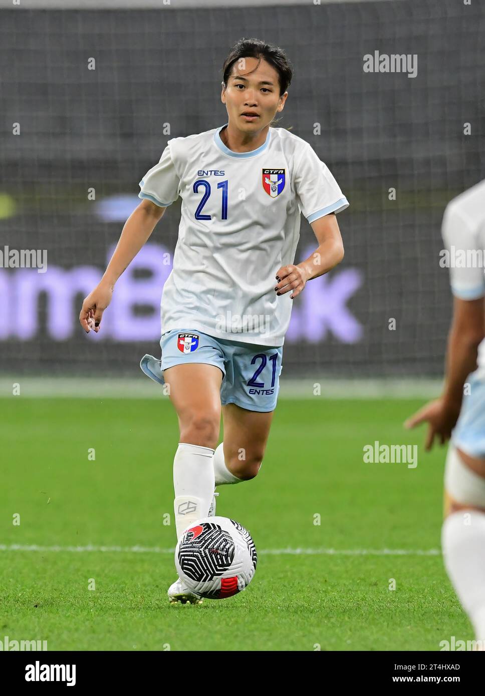 Burswood, Australia. 29th Oct, 2023. Chan Pi-Han of the Chinese Taipei women's football team ...